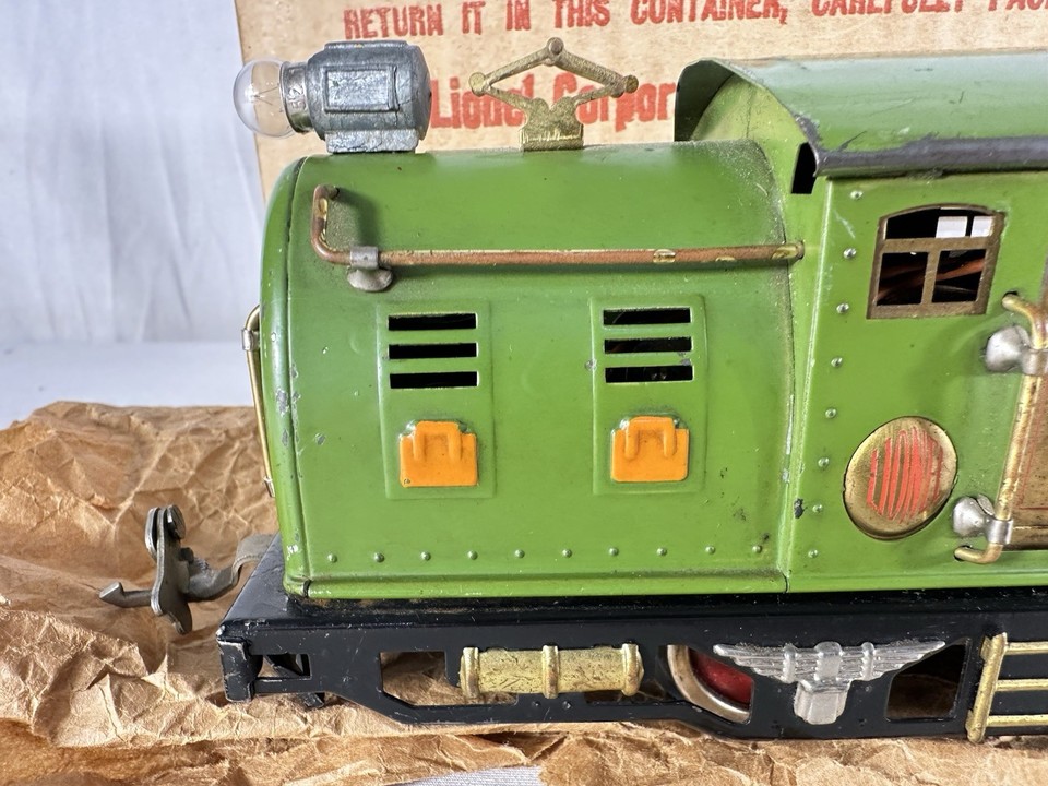 Nice Lionel Original Prewar BOXED #254E Electric Loco in Pea Green | eBay