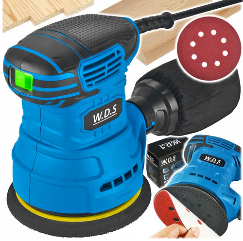 WDS2500 Levigatrice Rotoorbitale 1300W 125mm Aspirazione Polvere Limare ...