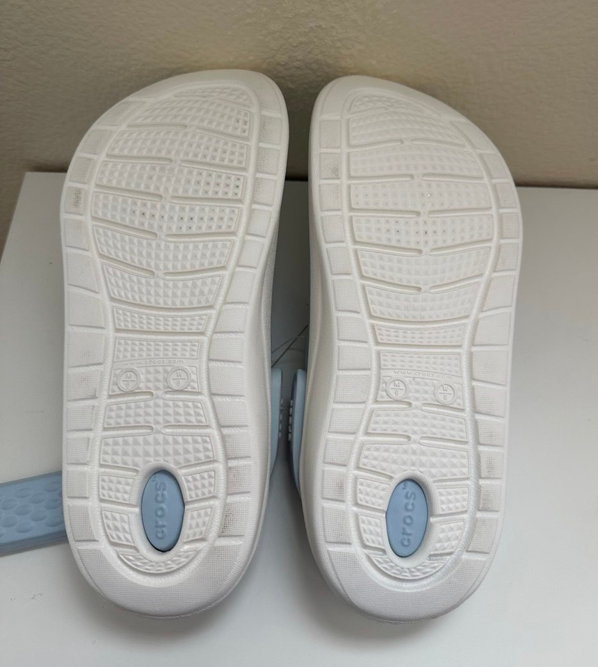 Crocs Literide Clogs Light Blue Mens 6 Womens 8 NEW | eBay