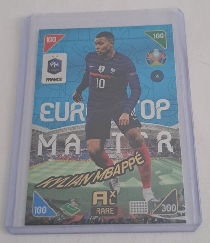 Carte Card TOP MASTER Kylian Mbappé FRANCE Panini 2021 KICK OFF UEFA ...