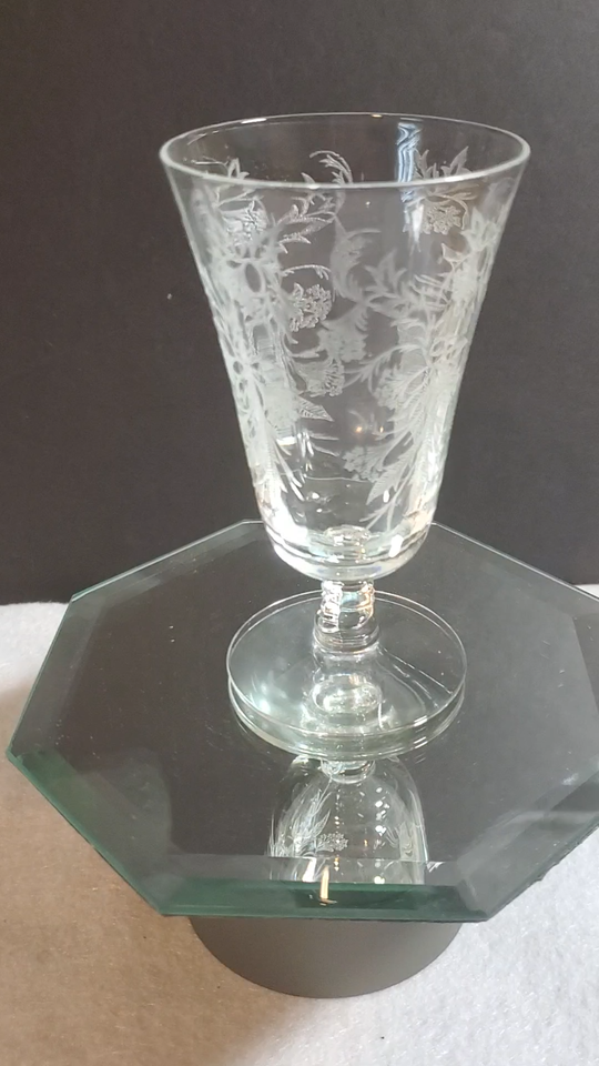 Fostoria HEATHER CRYSTAL Juice glass VINTAGE 5" | eBay