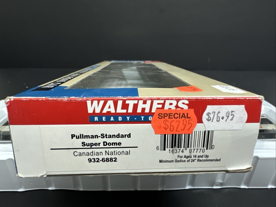RARE WALTHERS 932-6882 PULLMAN STANDARD SUPER DOME CANADIAN NATIONAL CN ...