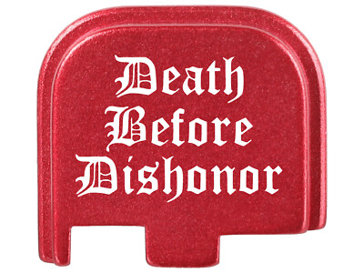 for Glock 43, 43X, 48 Slide Cover Rear Plate Anodized Aluminum, USA ...