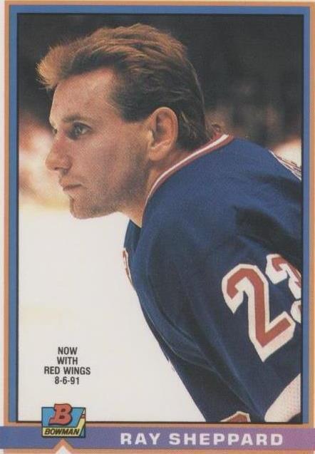 1991-92 Bowman - Ray Sheppard #63 for sale online | eBay