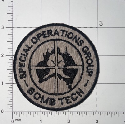 Australia Army SOG Special Operations Group Bomb Tech Patch Tan 3" New ...