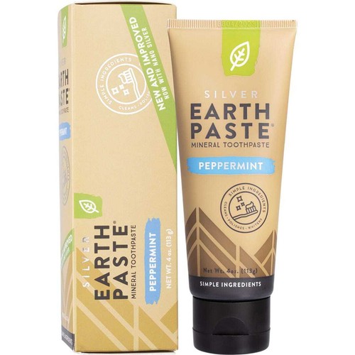 Redmond Earthpaste Toothpaste with Silver Peppermint 113g | eBay