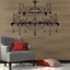 Vinyl Wall Decal Chandelier Lighting Light Decorating Room Stickers ...
