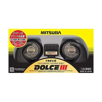 Mitsuba Dolce III 3 HOS-07B Low Bass Sound Car Horn NEW w/Tracking# | eBay