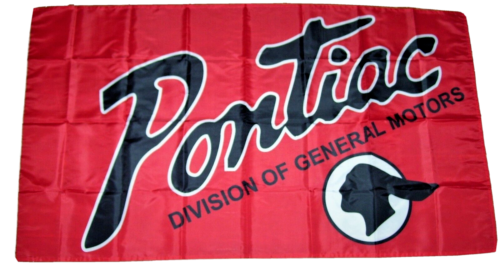PONTIAC 3'X5' FLAG BANNER GM FIREBIRD TRANS AM RACING MAN CAVE GMC FAST ...