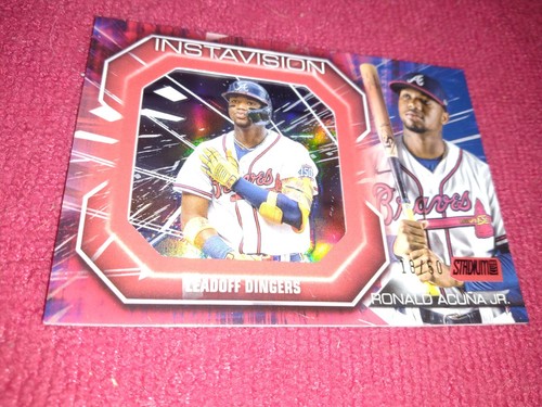 2022 topps stadium club Ronald Acuna Jr Instavision #18/50 | eBay
