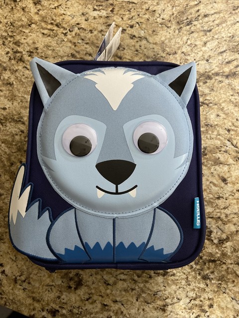 Smash 3D Ice Blue Fox Back To School Insulated Lunch Bag Blue IQ Lining ...