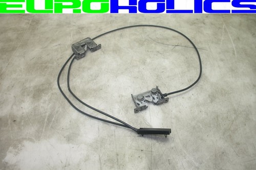 BMW E60 535xi 04-10 Lower Hood Latch Lock PAIR w/Cable 51237115229 ...