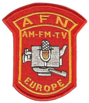 US Army & Air Force American Forces Network Germany AFN Europe 4 x 3.5 ...