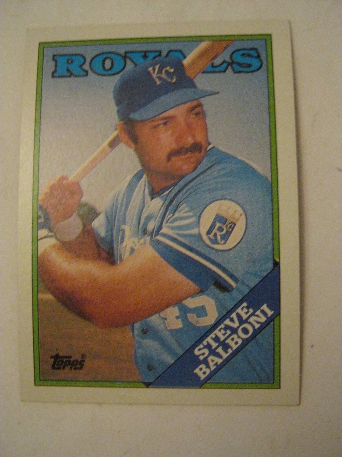 1988 Topps #638 Steve Balboni Baseball Card (GS23-33) | eBay