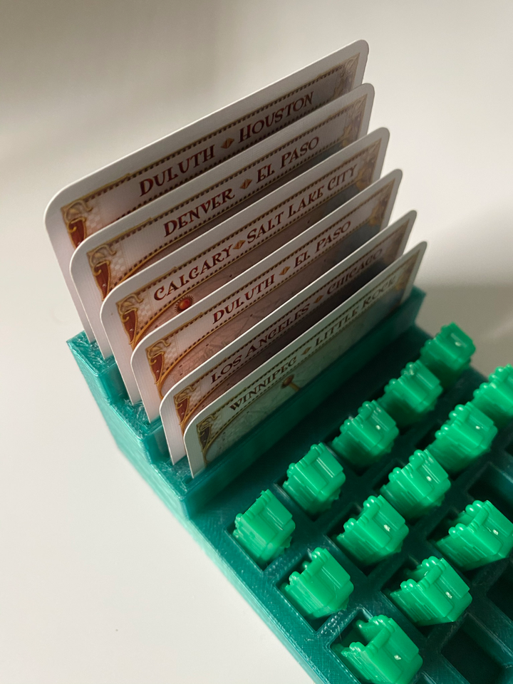 Ticket To Ride Train and Route Card Holder and Organizer - Space ...