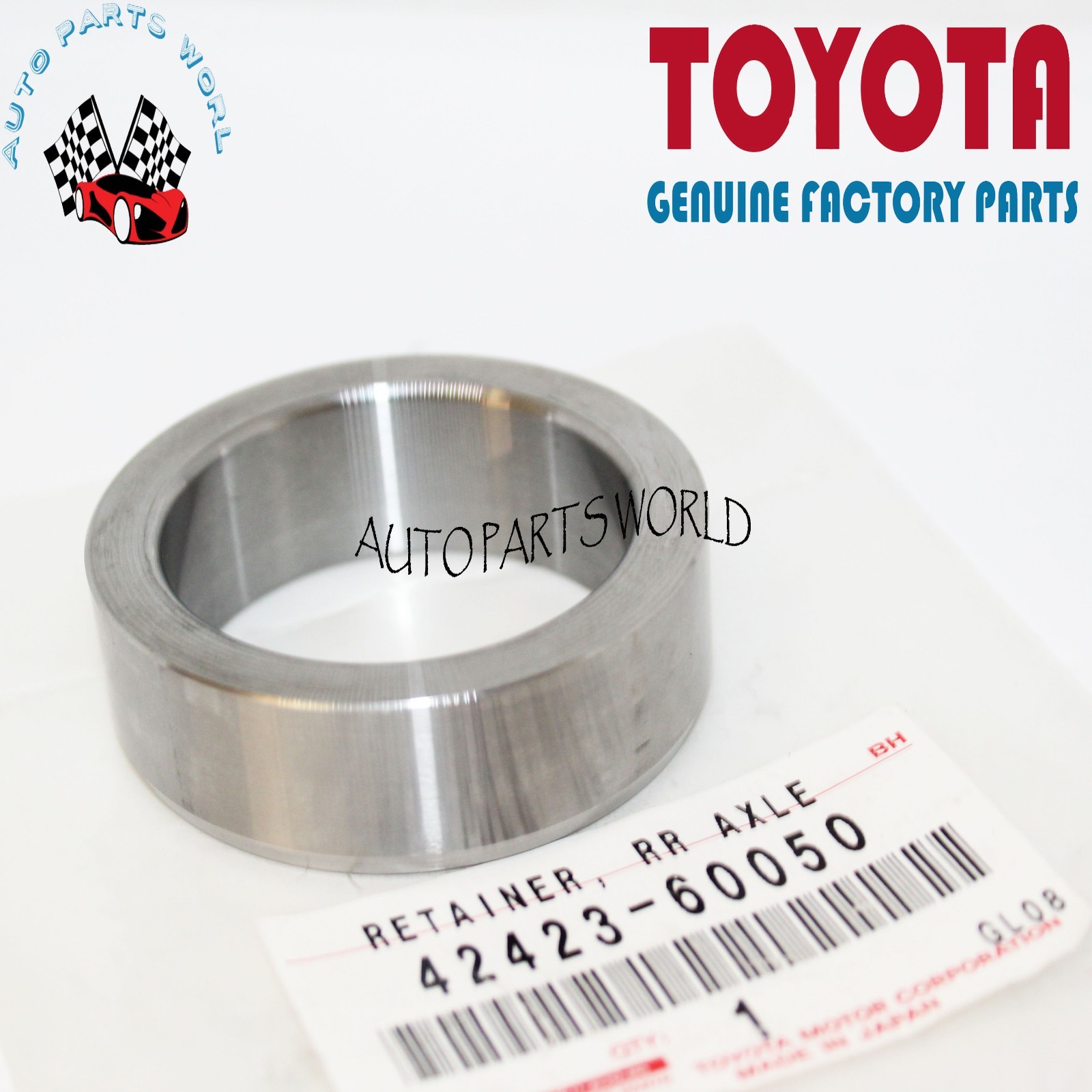 GENUINE TOYOTA TACOMA 4RUNNER FJ GX460 REAR AXLE BEARING RETAINER 42423 ...