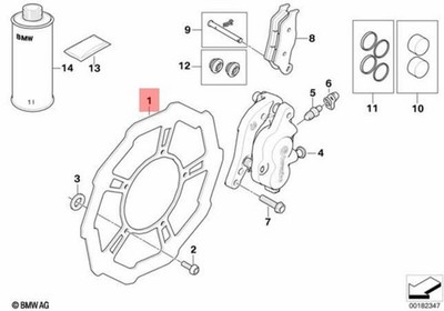 New BMW Genuine K16 G 450 X 0145 BRAKE DISC 34117711354 | eBay
