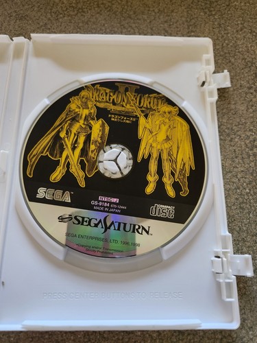 Japanese Sega Saturn DRAGON FORCE II 2 Disc Only Japan Import Tested US ...