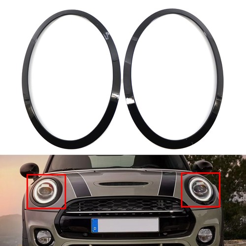Headlight Ring Trim Bezel Cover For BMW Mini Cooper F55S F55 F56 F57 ...