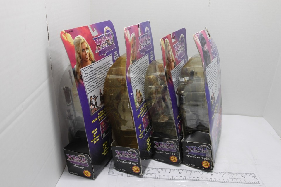 Xena Warrior Princess 6" Action Figures Vtg Lot of 4 XENA 2-CALLISTO ...