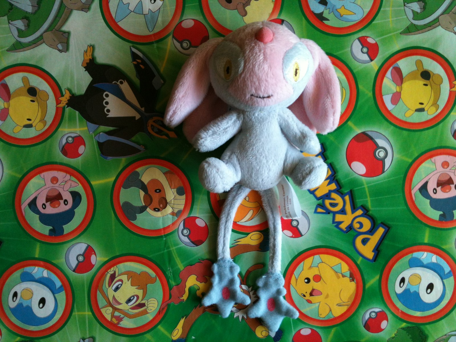 Pokemon Center Mesprit mesprite Canvas Plush Pokedoll Doll stuffed go ...