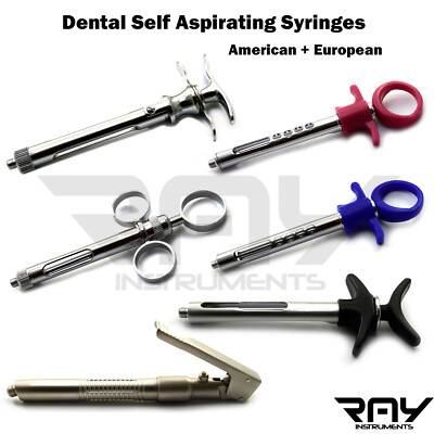 Dental Anesthesia Syringes Self Aspirating Anesthetic Cartridge 2.2ml ...