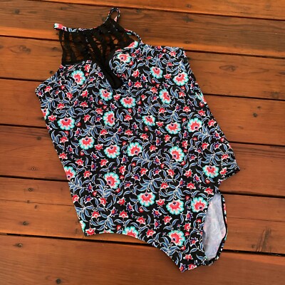 Costa Del Sol By Par Christina Plus Size 3X Cage Front One Piece ...