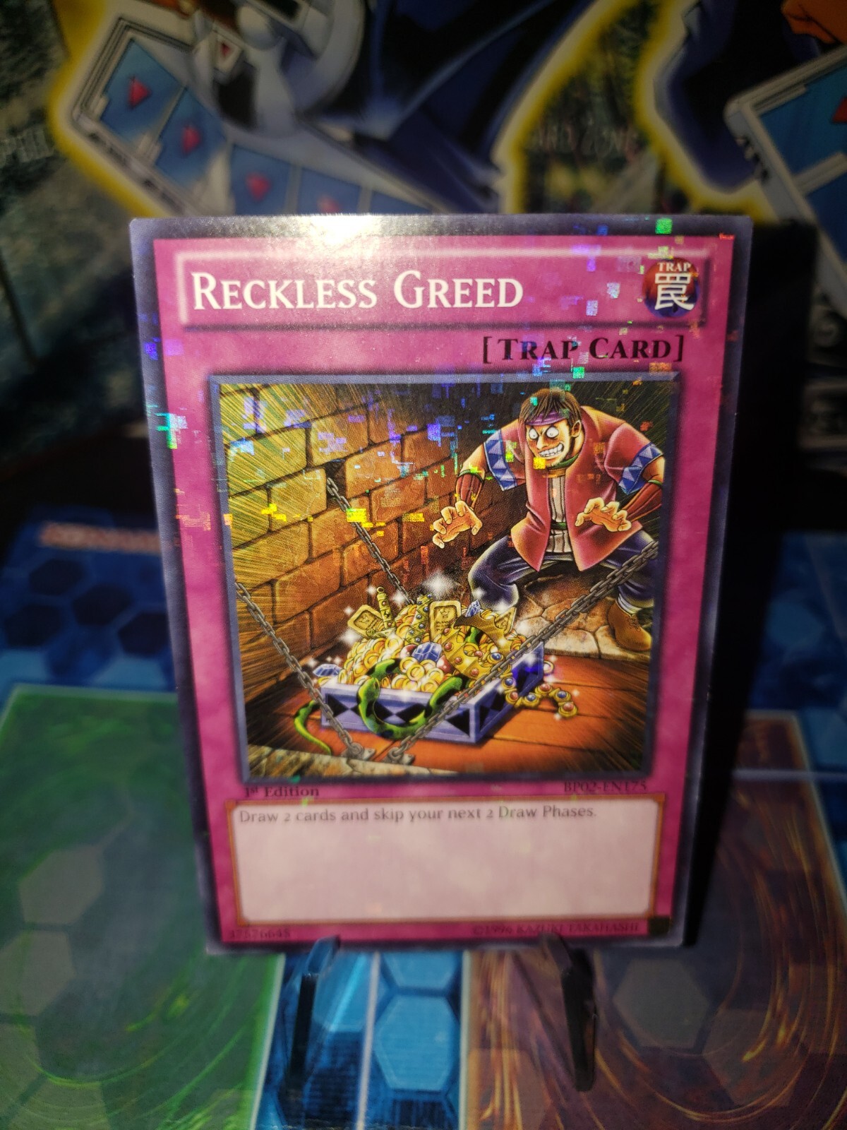 Reckless Greed - BP02-EN175 - Mosaic Rare - 1st Edition YuGiOh | eBay