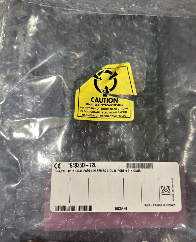 NATIONAL INSTRUMENTS NI PXI-8516 LIN CARD M4433 | eBay