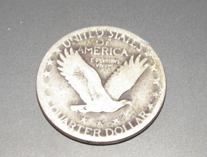 SLQ Silver 1929 p Philadelphia Mint Standing Liberty Quarter Old coin ...