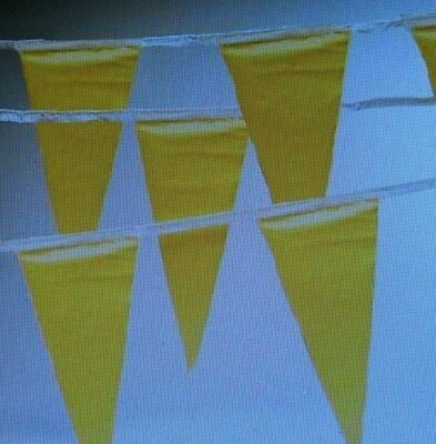 Lot of 4 Osha Perimeter Marker Safety Flags Yellow 500lb strength 105 L ...