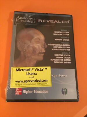 Anatomy And Physiology Revealed Volume 1-4 PC CD-ROM New And Sealed | eBay