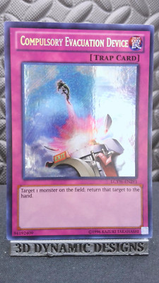 | Yugioh Compulsory Evacuation Device LCYW-EN291 Secret Rare Yugis ...