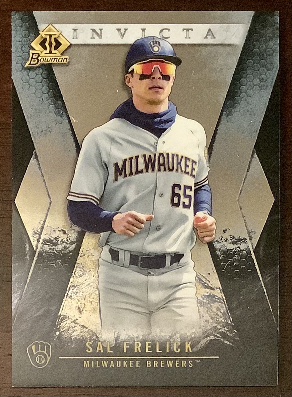 Sal Frelick Milwaukee Brewers 2021 Bowman Chrome Invicta #BI-14 | eBay