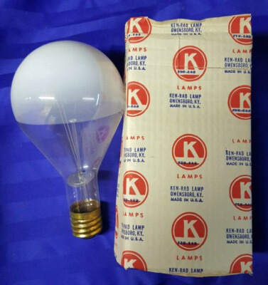 KEN-RAD 500W 125V WHITE BOWL LAMP BULBS - PS40 - CLEARANCE SALE!! | eBay