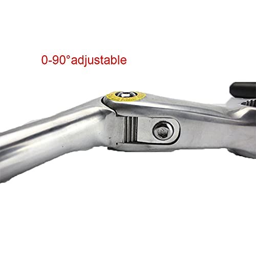 Adjustable Angle Bicycle 25.4mm Handlebar Stem Riser 25.4mm stem silver ...