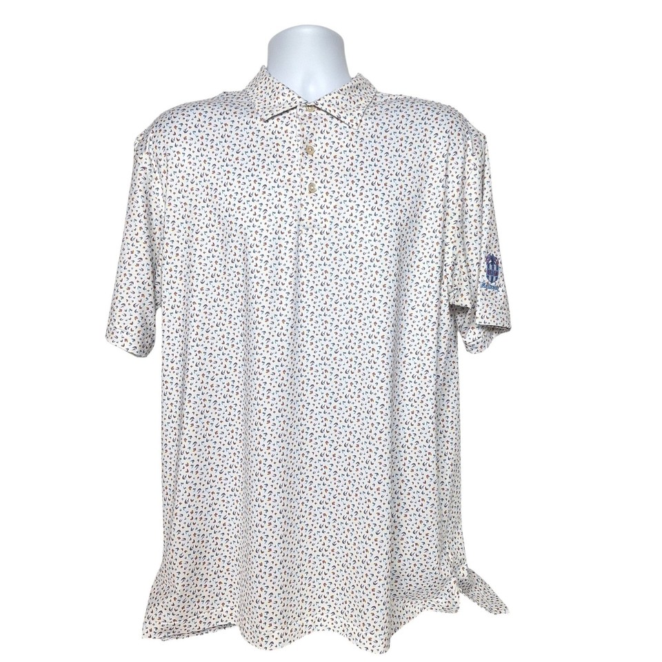 Peter Millar Summer Comfort Golf Shirt Bel-Air Country Club Logo Luxury ...