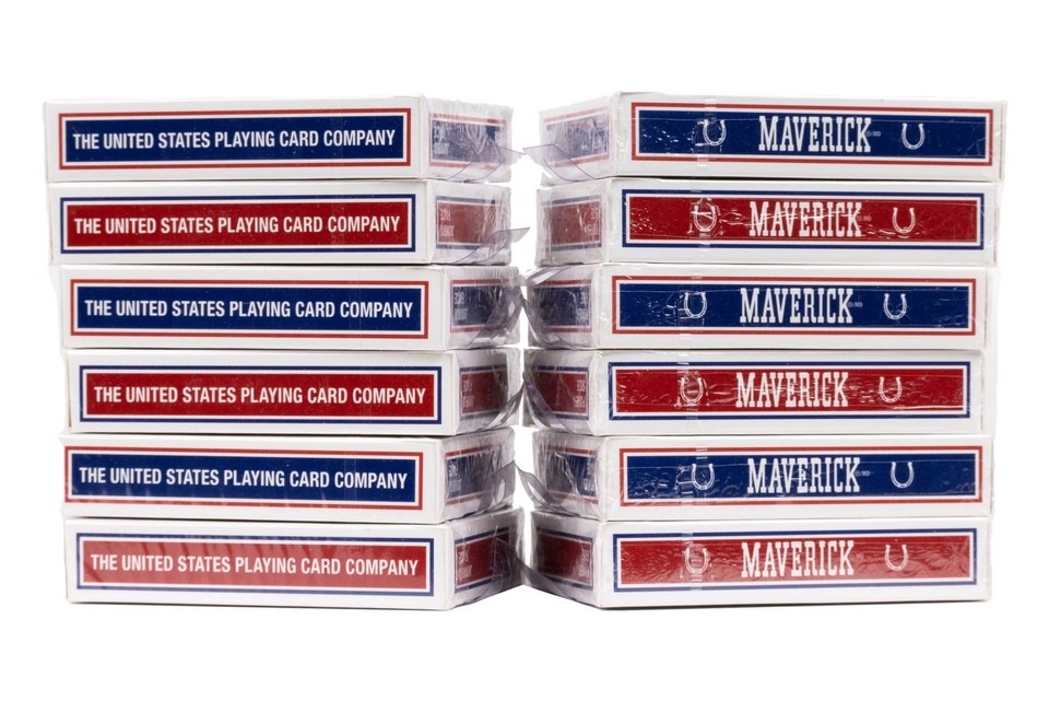Playing Cards 12 Pack, Standard Index, Red and Blue Decks, Bulk Playing ...
