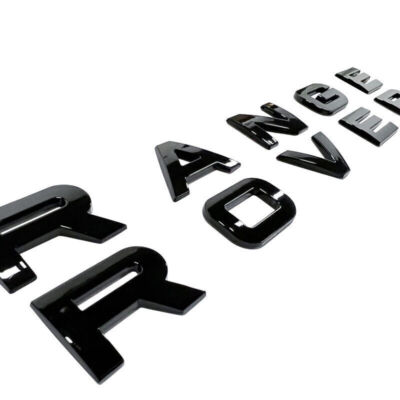 Genuine Gloss Black Range Rover Bonnet/Boot Lettering Badge Sport ...