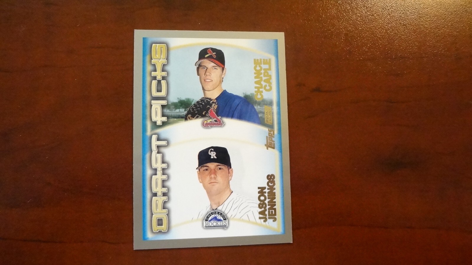 2000 TOPPS # 212 DRAFT PICKS CHANCE CAPLE/JASON JENNINGS BASEBALL CARD ...