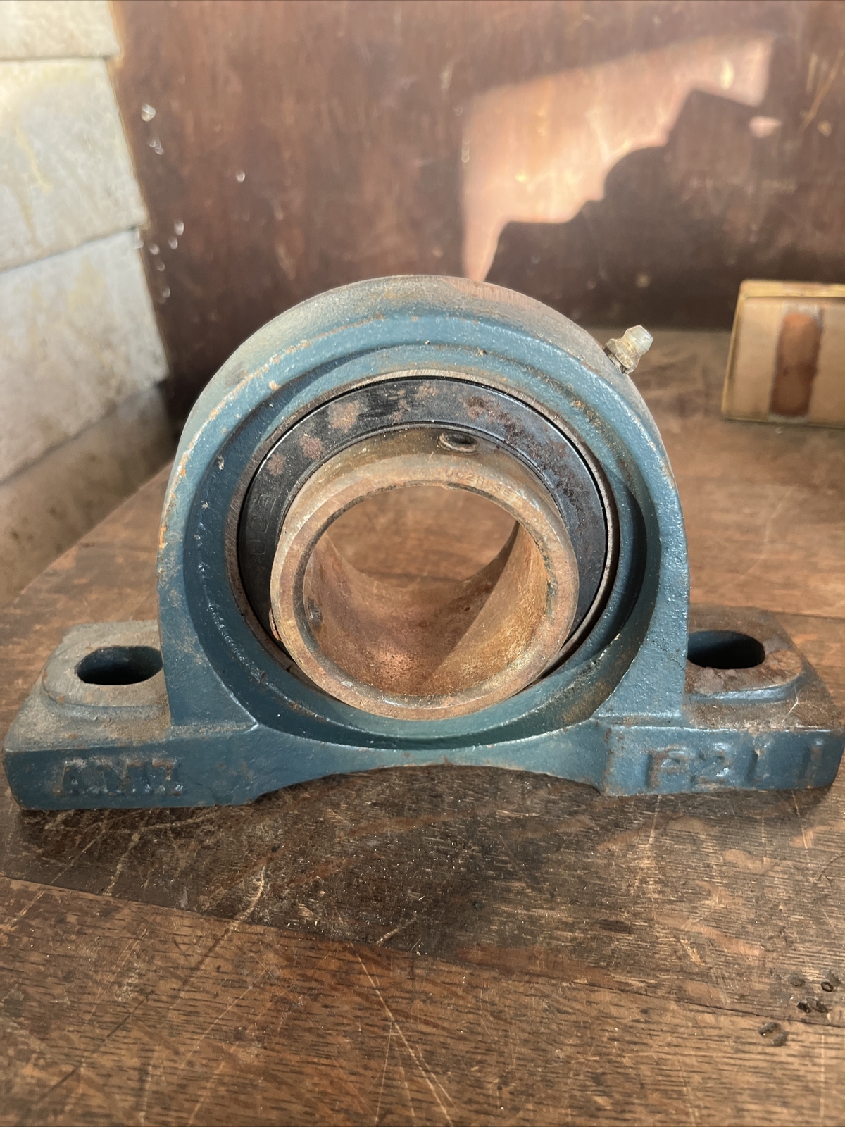 AMI/ASAHI 2 Bolt Pillow Block Bearing 2-3/16" Bore P211 UC211-35 | eBay