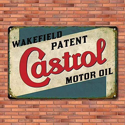 Vintage Metal Tin Signs Retro Garage Signs for Men Wall Decorations Old ...
