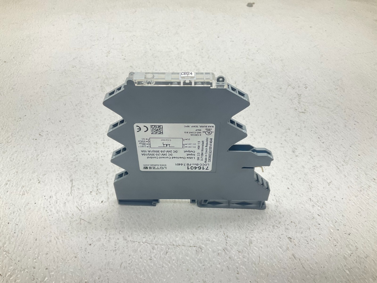 LUTZE 716401 Current Overload Controller Relay LOCC-BOX-FB 7-6401 (VT ...