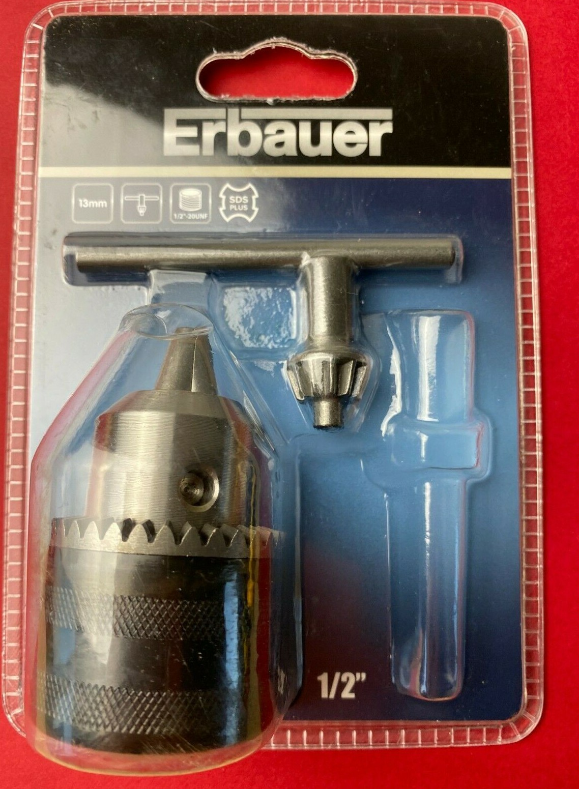 Erbauer 13mm Replacement Keyed Chuck With SDS Plus Adaptor for sale ...