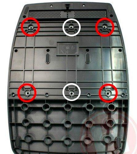 LOGITECH G29 / G920 / G923 Pedals Mounting Screws x6 SET BLACK Socket ...