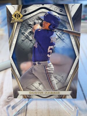 DUSTIN HARRIS 2022 BOWMAN INVICTA DRAFT CARD BI-22 TEXAS RANGERS ...