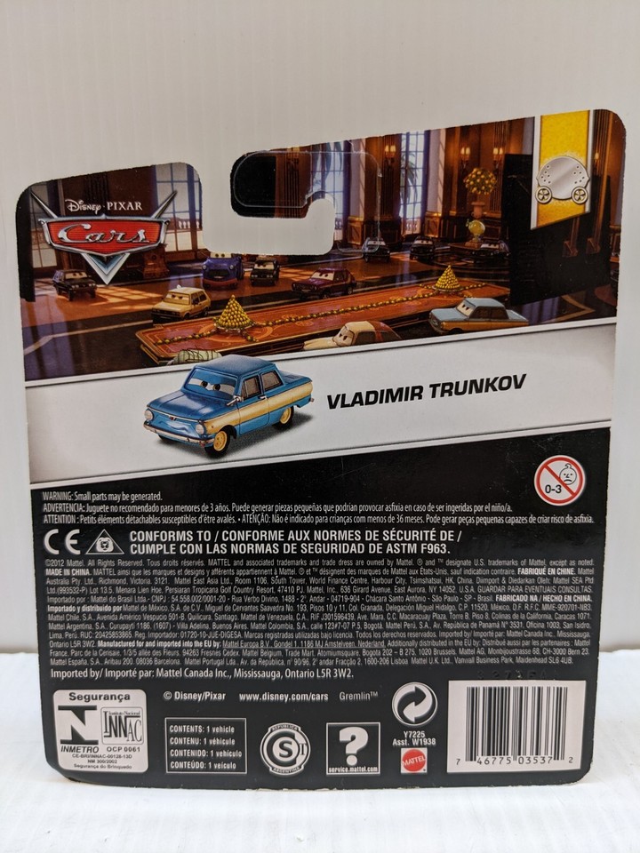 Disney-Pixar Cars - Vladimir Trunkov Lemon Series - New & Sealed ...