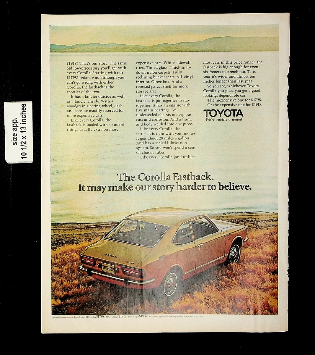 Toyota Corolla Fastback The Stylish 2025 Toyota Corolla Fastback