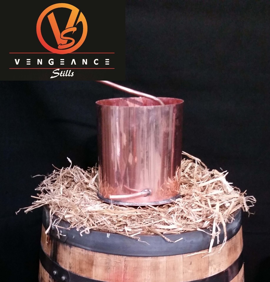 40 GALLON COPPER MOONSHINE STILL with CONDENSER WORM FROM VENGEANCE ...