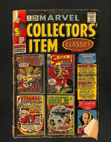 Marvel Collectors' Item Classics #5 Marvel 1966 | eBay